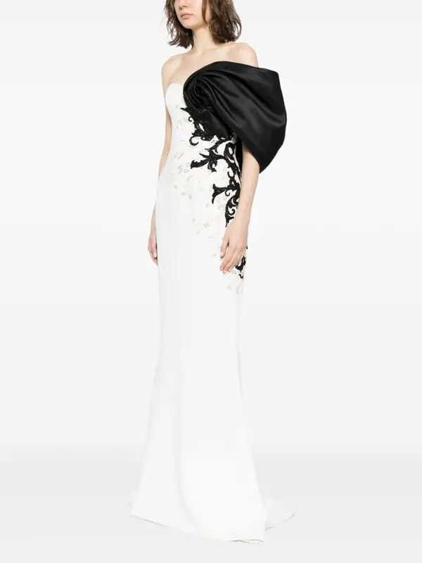 SAIID KOBEISY One-shoulder Gown