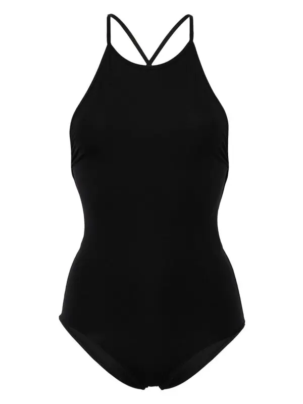 TOTEME Open-back Sleeveless One-piece Swimsuit - Black