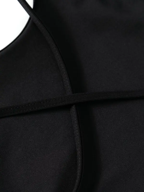 TOTEME Open-back Sleeveless One-piece Swimsuit - Black