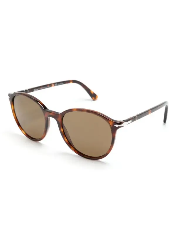 Persol Round Frame Sunglasses - Brown
