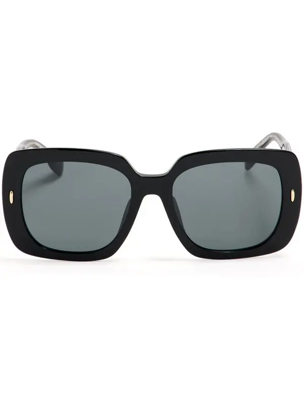 Tory Burch Miller Oversized-frame Sunglasses - Black