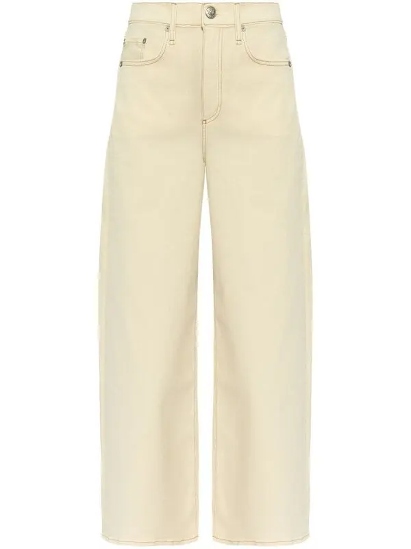 Rag & Bone Sofie High-rise Wide-leg Jeans - Neutrals