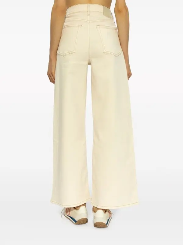 Rag & Bone Sofie High-rise Wide-leg Jeans - Neutrals