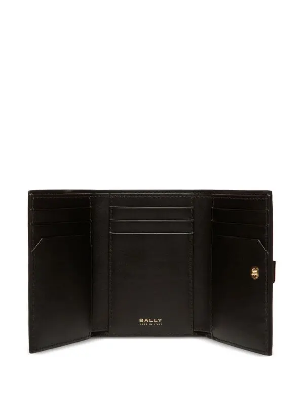 Bally Lock Me Logo-plaque Leather Wallet