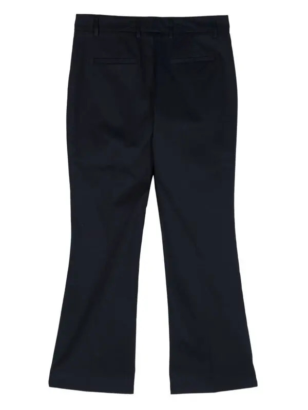DRHOPE Cropped Flared Trousers