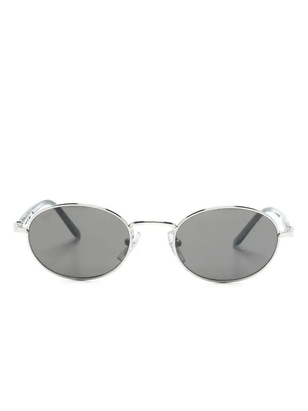Persol Ida Oval-frame Sunglasses - Grey
