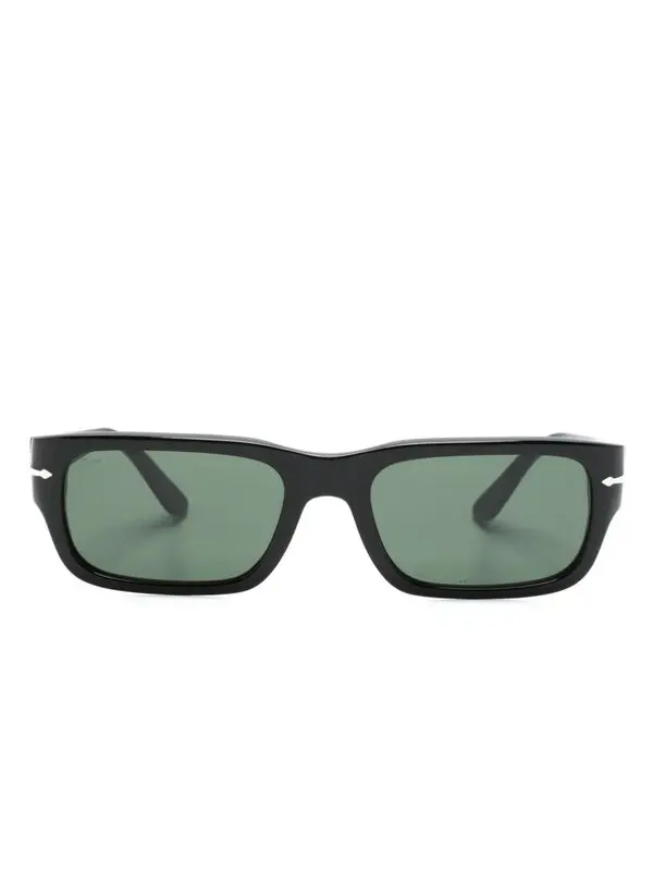 Persol Rectangle Frame Sunglasses - Black