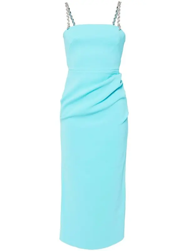 acler blue strapless dress Acler Women's Strapless Midi Dress, Dark Pacific, AU14 US10 main image 1