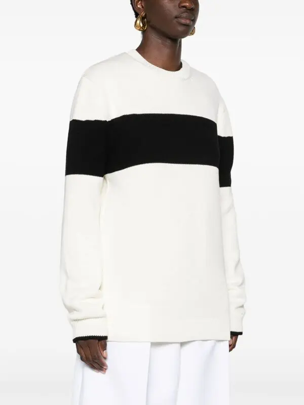 TOTEME Striped Crew-neck Jumper - Neutrals