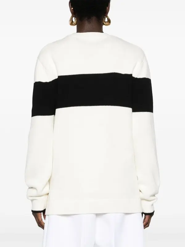 TOTEME Striped Crew-neck Jumper - Neutrals