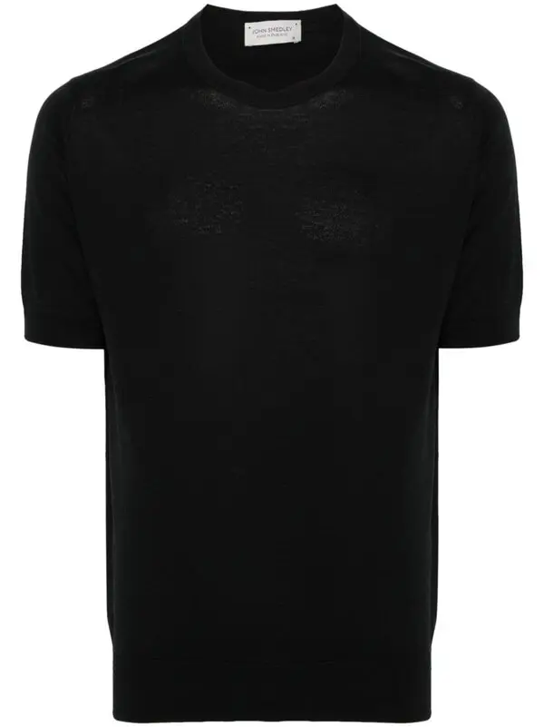 John Smedley Short-sleeve T-shirt - Black