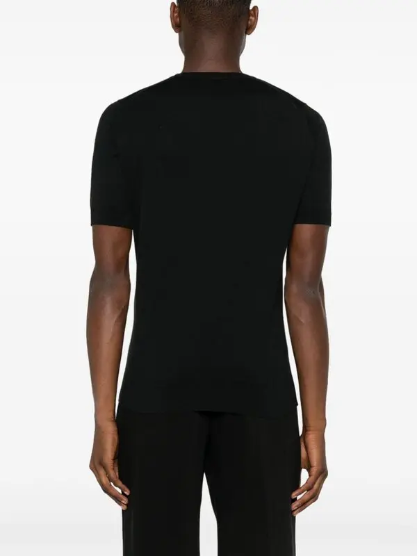 John Smedley Short-sleeve T-shirt - Black