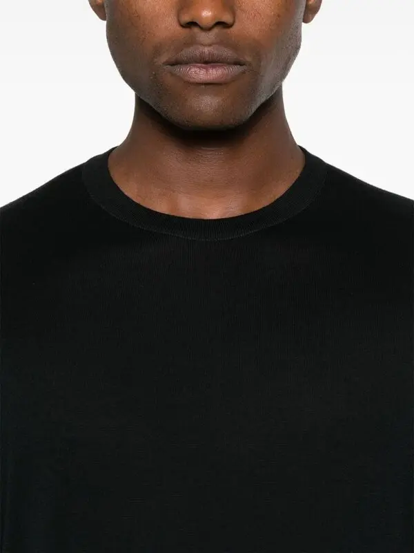 John Smedley Short-sleeve T-shirt - Black