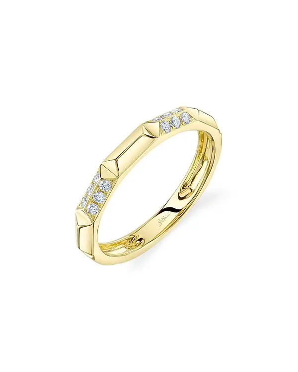 SHY CREATION 14k Yellow Diamond Band - Gold