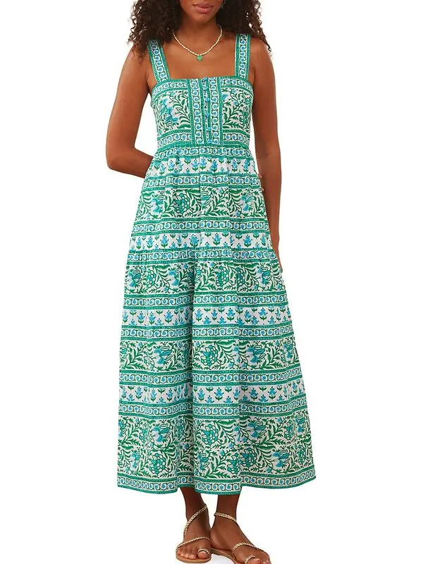 pink city prints lucia dress Rose Folk Lucia Dress, M