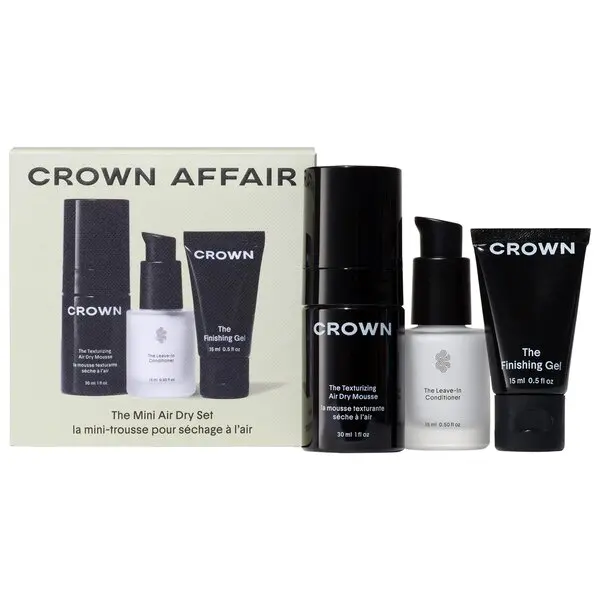 CROWN AFFAIR The Mini Air Dry Hair Set - One-color