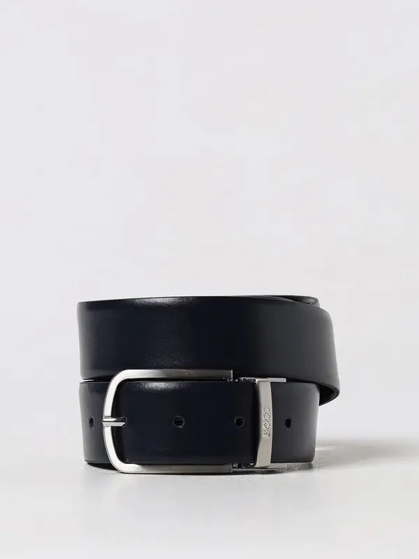 BOSS Leather Belt - Black