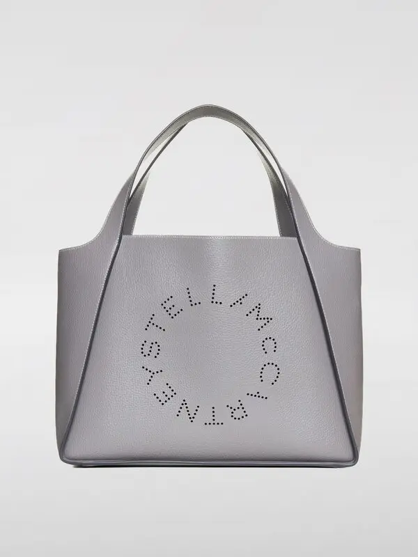 Stella McCartney Large Synthetic Leather Shoulder Bag With Perforated Logo