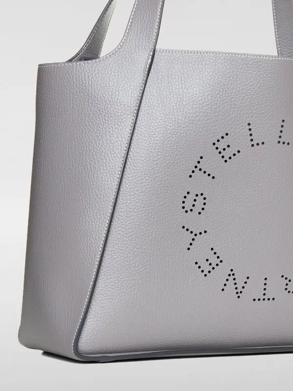 Stella McCartney Large Synthetic Leather Shoulder Bag With Perforated Logo