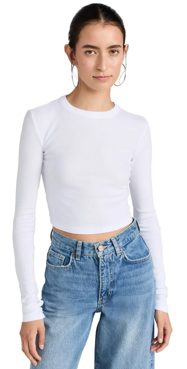 Cotton Citizen Verona Crop Shirt - White