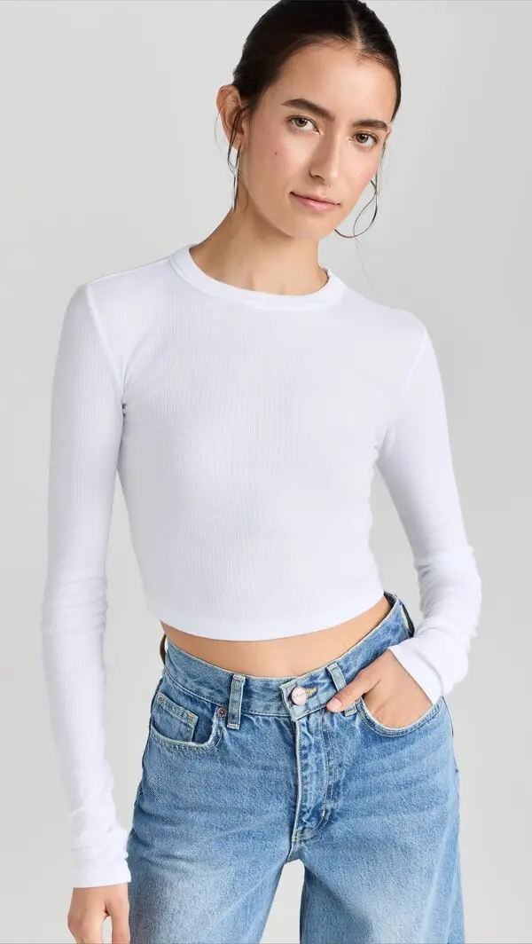 Cotton Citizen Verona Crop Shirt - White
