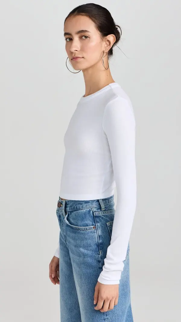 Cotton Citizen Verona Crop Shirt - White