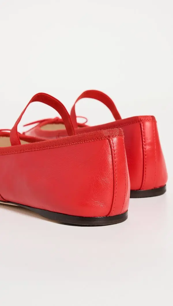 LOEFFLER RANDALL Leonie Ballet Flat - Red