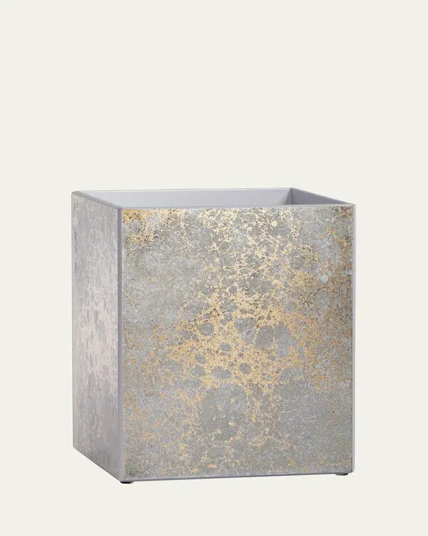 LABRAZEL Natasha Wastebasket - Silver/gold