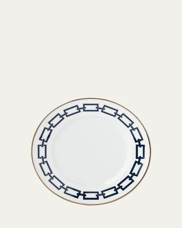GINORI 1735 Catene Blue Salad/dessert Plate
