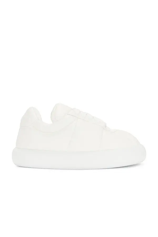 Marni Leather Sneakers - Lily White