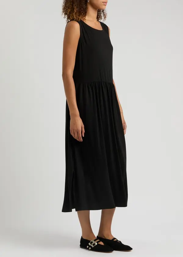 slim fit dress slacks Loose fit short wrap jersey dress