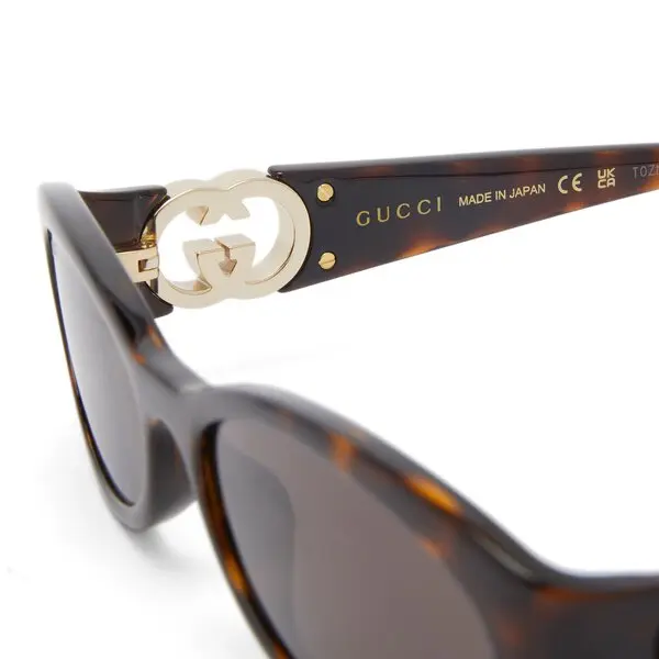 Gucci Gg1660s Sunglasses - Havana/brown