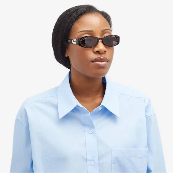 Gucci Gg1660s Sunglasses - Havana/brown