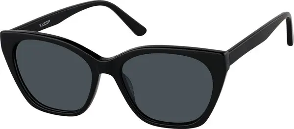 Zenni Cat-eye Full Rim Sunglasses - Black