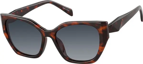 Zenni Cat-eye Full Rim Sunglasses - Tortoiseshell