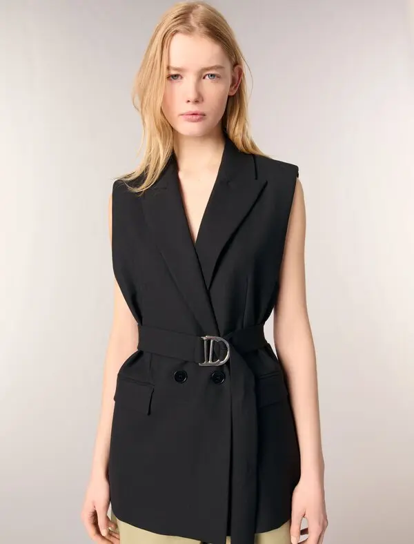Maje Sleeveless Jacket