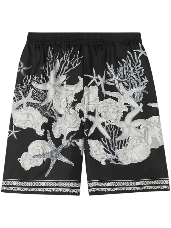 Versace Barocco Sea Print Shorts
