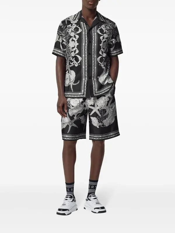 Versace Barocco Sea Print Shorts