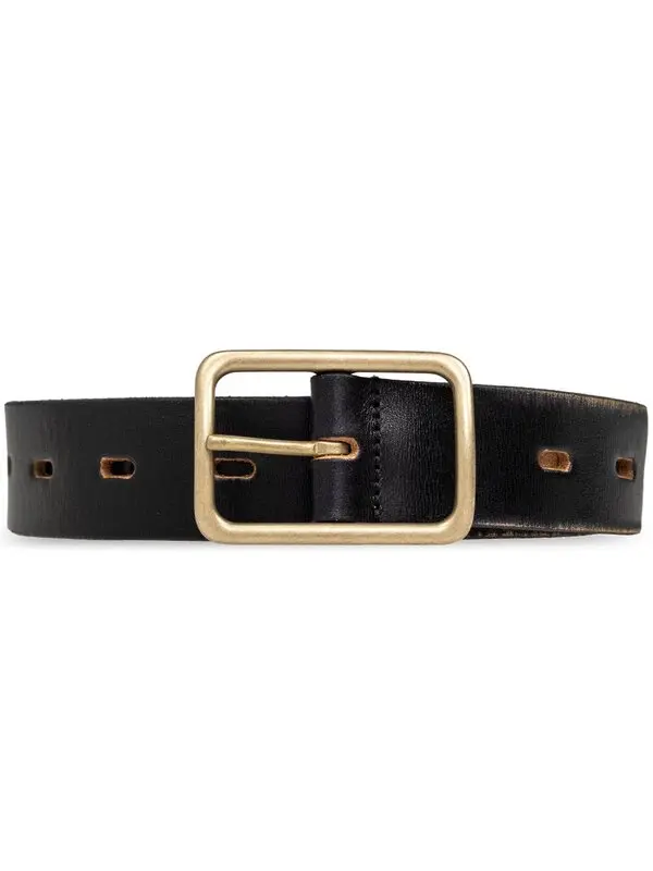 Dsquared2 Buckled Leather Belt - Black