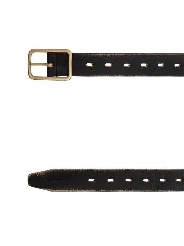 Dsquared2 Buckled Leather Belt - Black