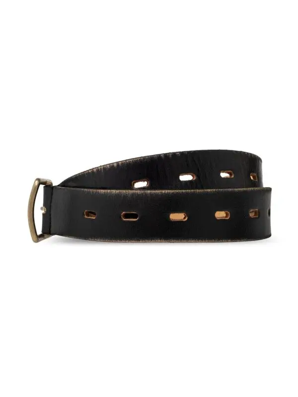 Dsquared2 Buckled Leather Belt - Black