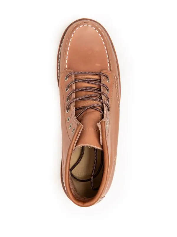 Red Wing Moc Toe Boots - Brown