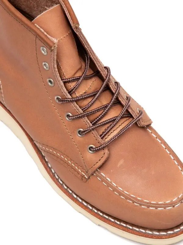 Red Wing Moc Toe Boots - Brown