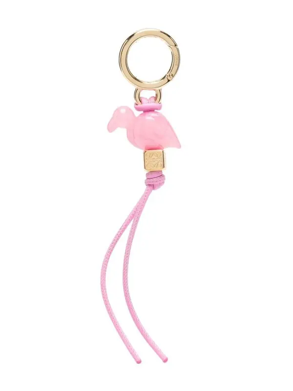 Loewe Flamingo Dice Keyring - Pink