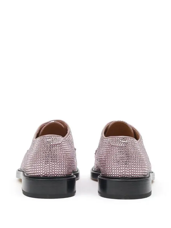 MAISON MARGIELA Tabi Rhinestone-embellished Derby Shoes