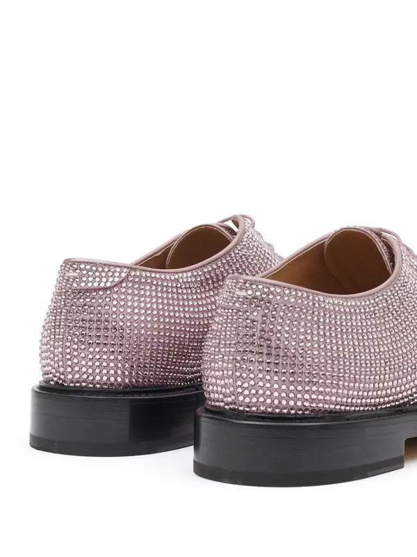 MAISON MARGIELA Tabi Rhinestone-embellished Derby Shoes