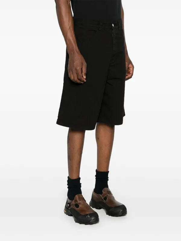 Andrea Ya'aqov Wide-leg Bermuda Shorts