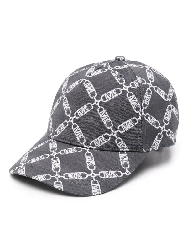 Michael Kors Logo-jacquard Twill Cap - Black