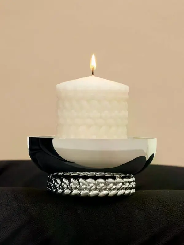 Christofle Babylone Braided Wax Candle