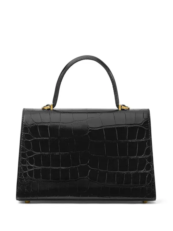 Versace Medusa '95 Croc-effect Tote - Black